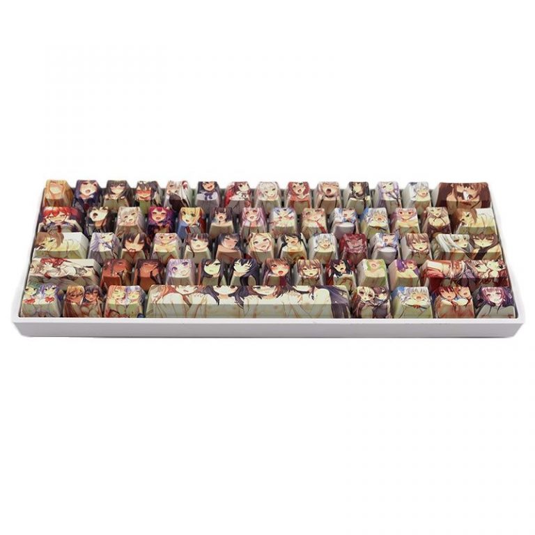 Ahegao Keycaps Japanese Anime Keycap For switch Keyboard | Anime Keycaps