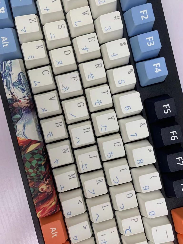 Demon Slayer Anime Keycaps Hot Swap Mechanical Keyboard | Anime Keycaps