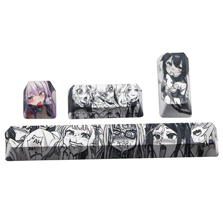 Ahegao Anime Keycaps Dye-subbed keycap Space bar for diy mechanical ...