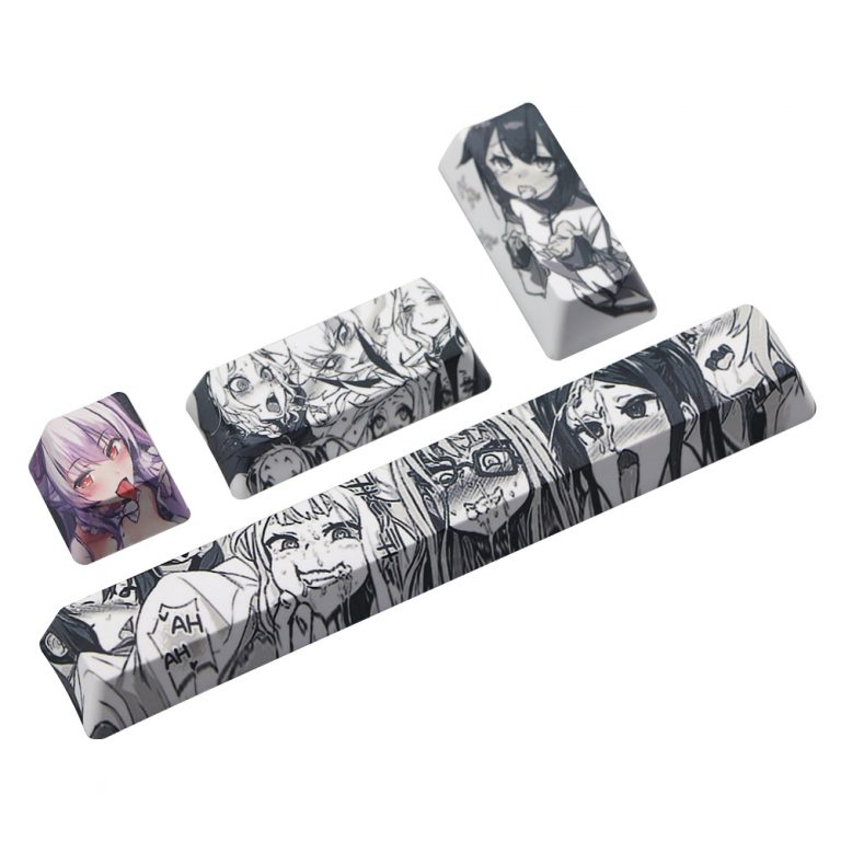 Ahegao Anime Keycaps Dye-subbed keycap Space bar for diy mechanical ...