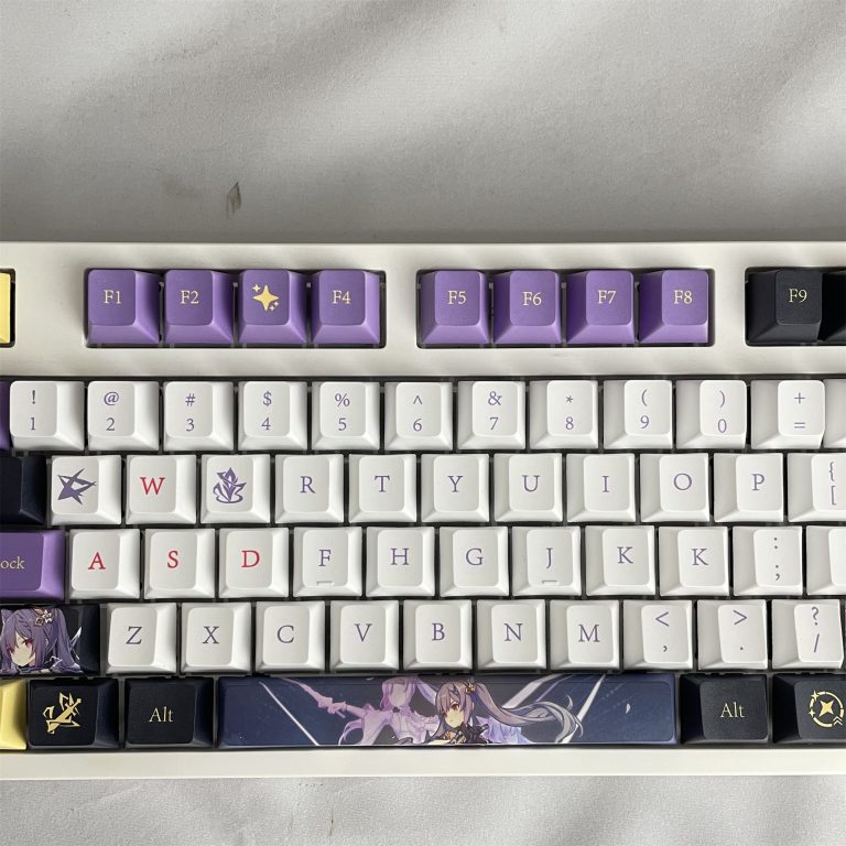 Genshin Impact Theme keycaps Cherry height 108 keys PBT material Game ...