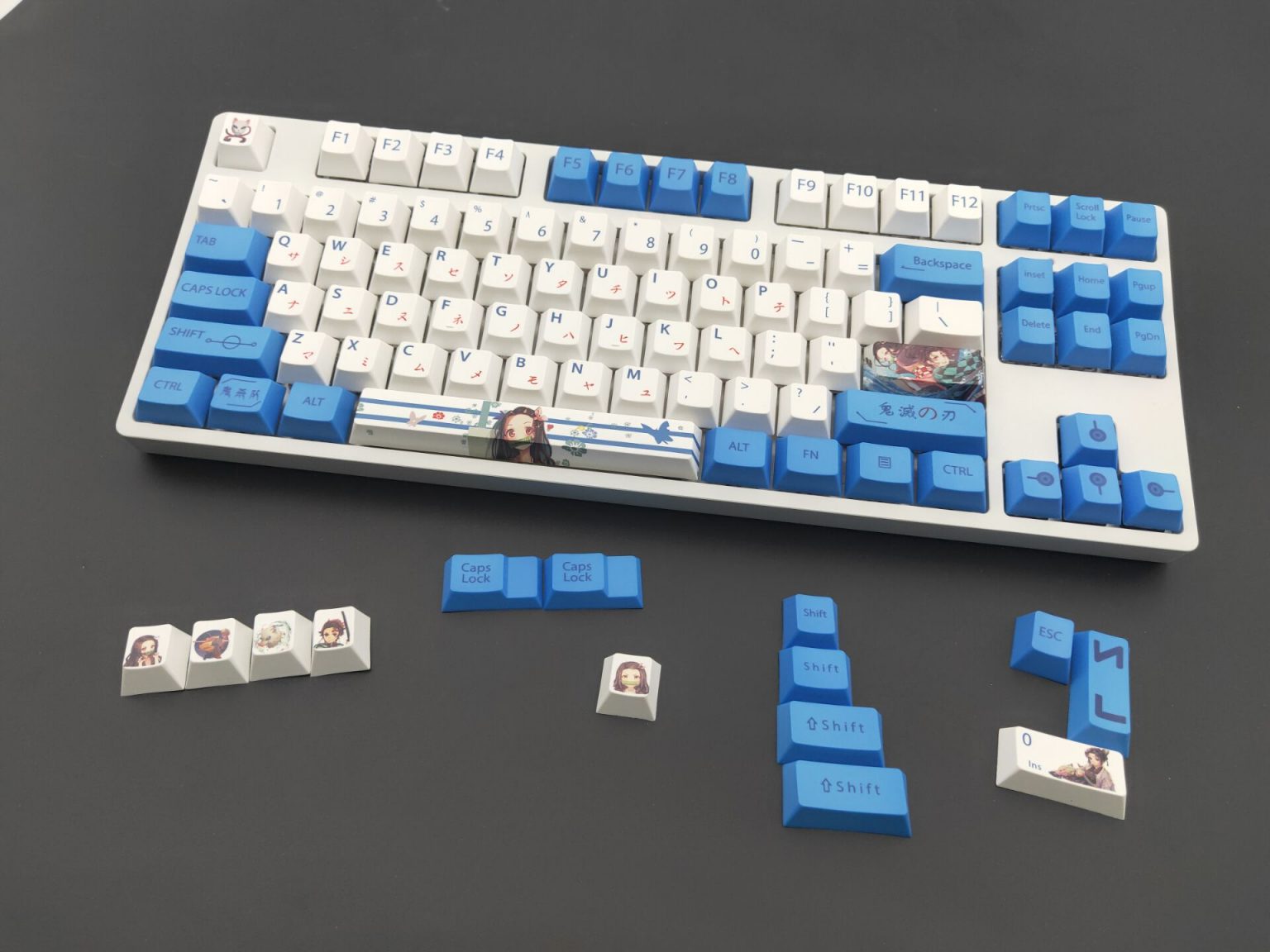 Demon Slayer DIY Anime Keycap cute Nezuko creativity mechanical ...