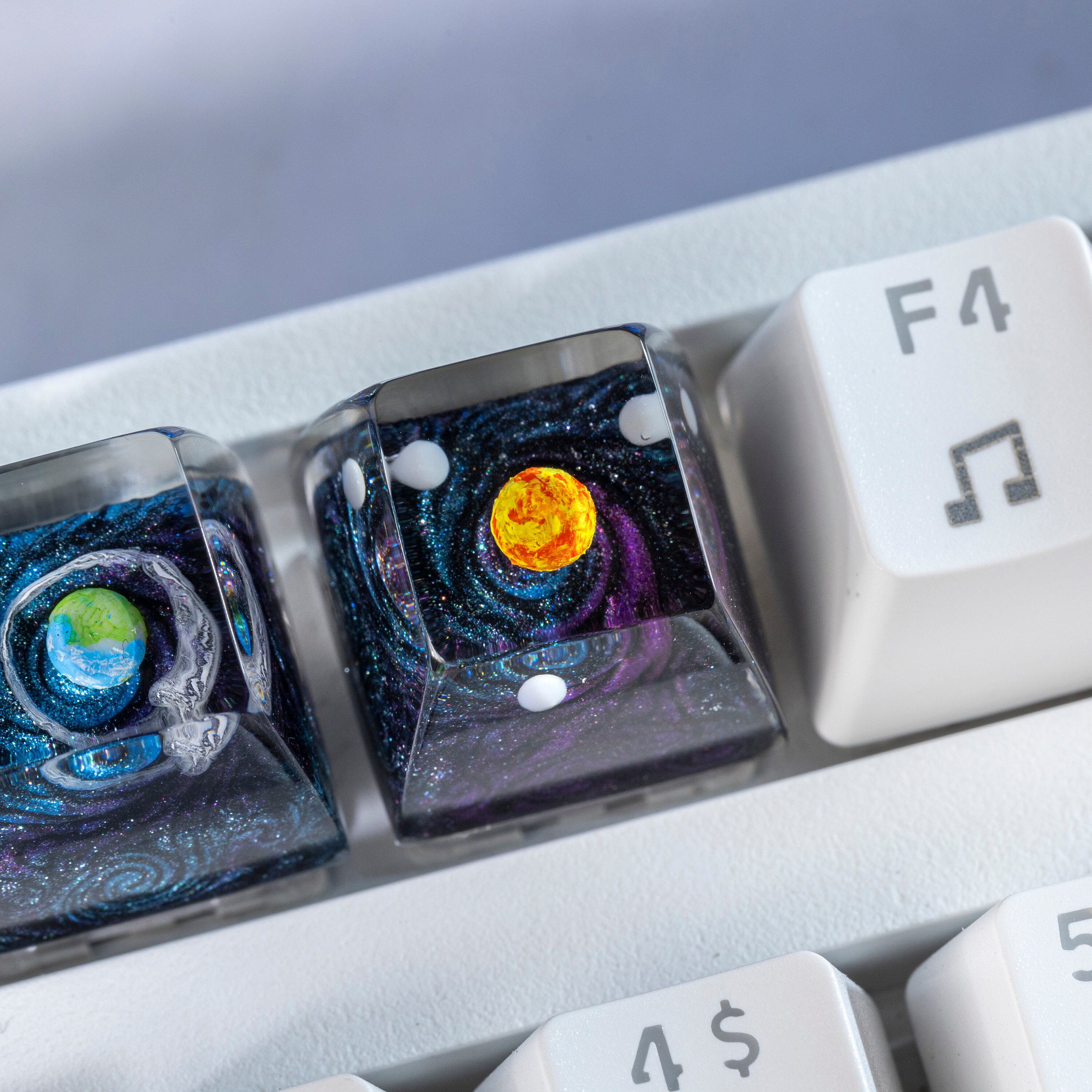 Green Globe Keycap, The Earth Keycap, Planet Keycap, Artisan Keycap ...