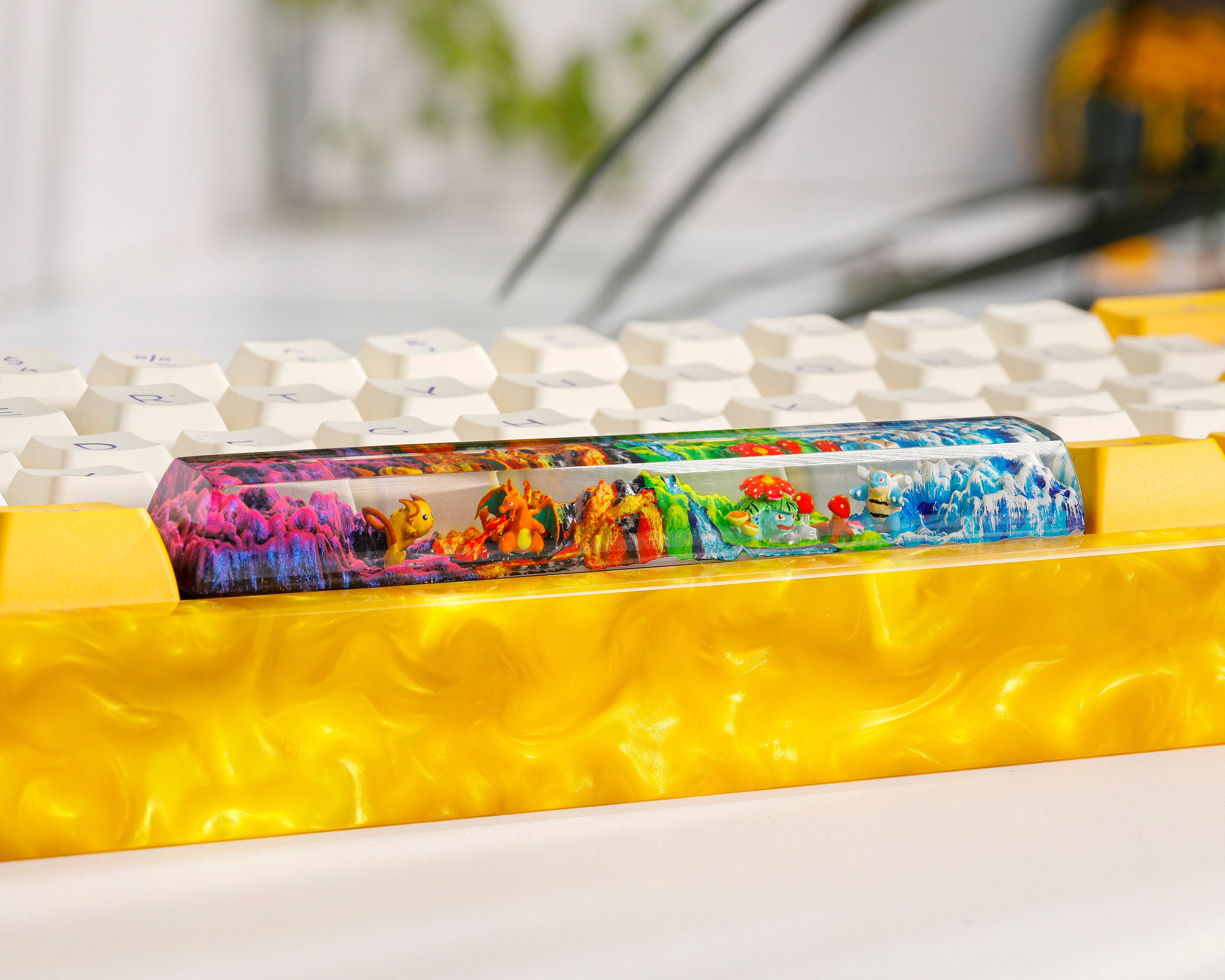 Psyduck Keycap, Pokemon Keycap, Artisan Keycap, Keycap for MX Cherry ...