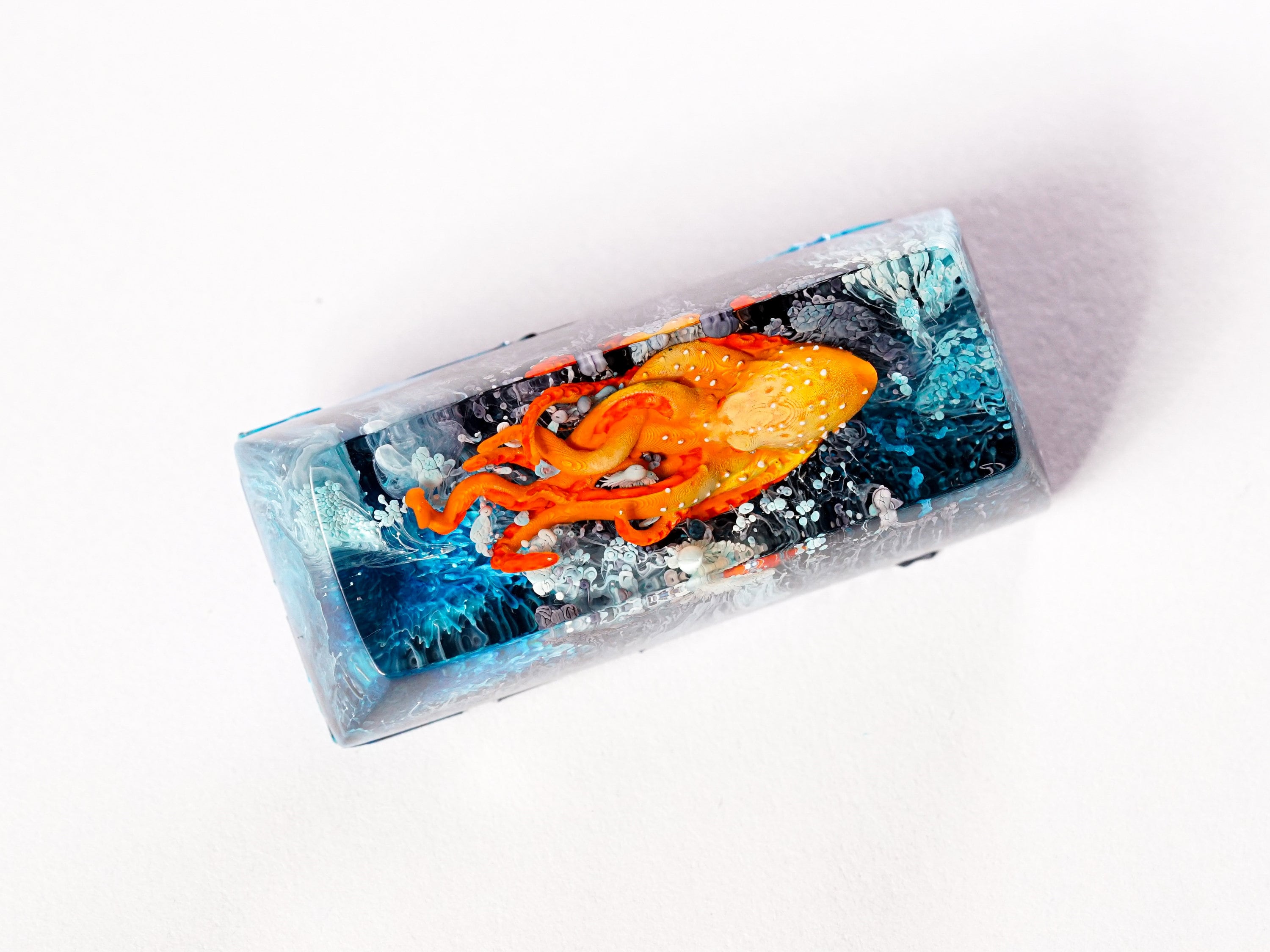 Octopus Keycap, Shift Keycap, Artisan Keycap, Ocean Keycap, Keycap for ...